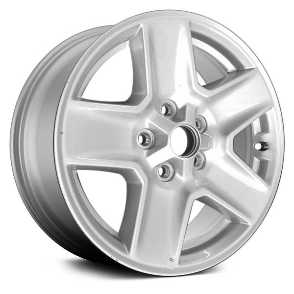 Replace® ALYJG021U15 - 5-Spoke Machined and Dark Silver 17x7.5" Alloy ...