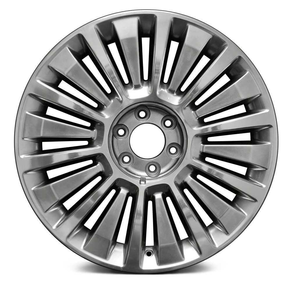 Replace® ALYFK066U77 - 20 Alternating-Spoke Machined and Bright Smoked ...