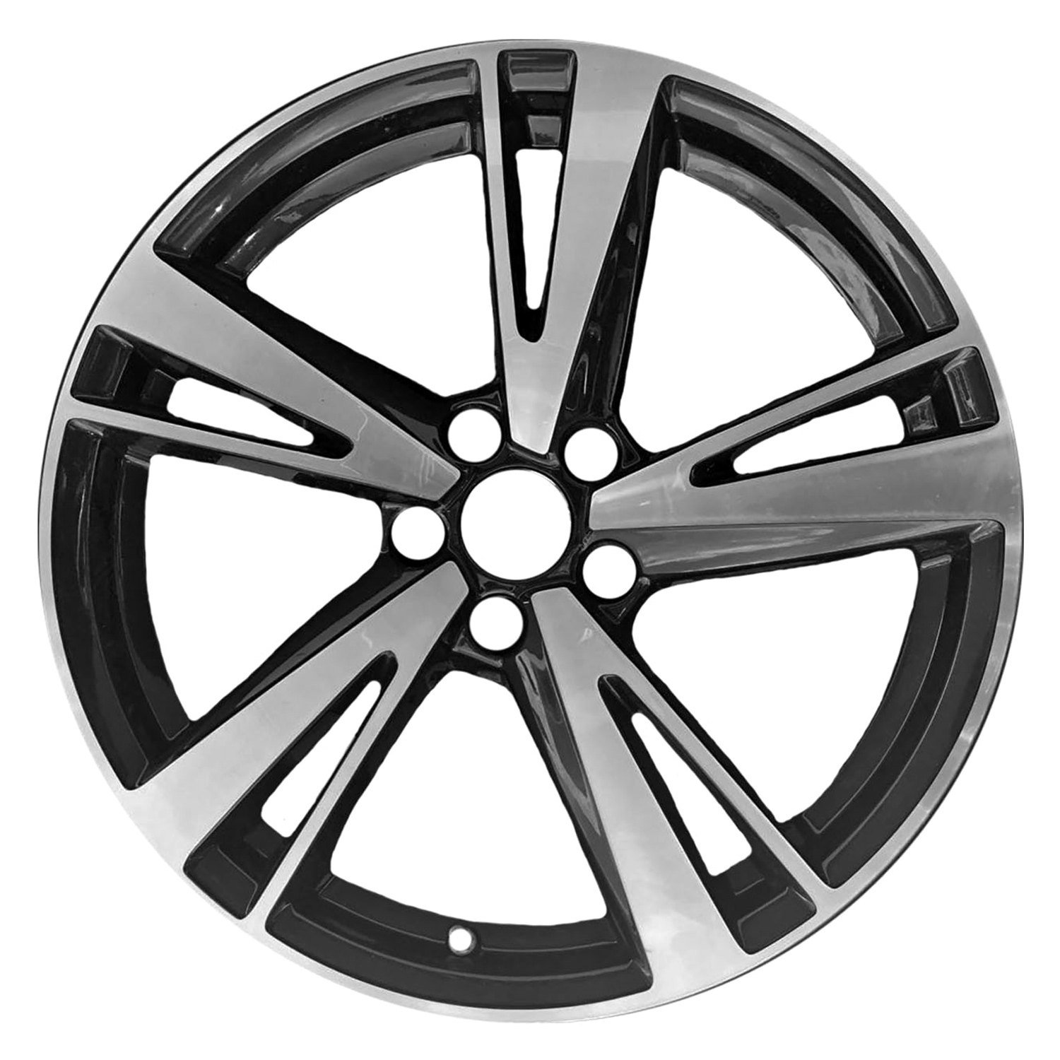 Replace® ALYAZ032U46 - Double 5-Spoke Gloss Black 19x8.5 Alloy Factory ...
