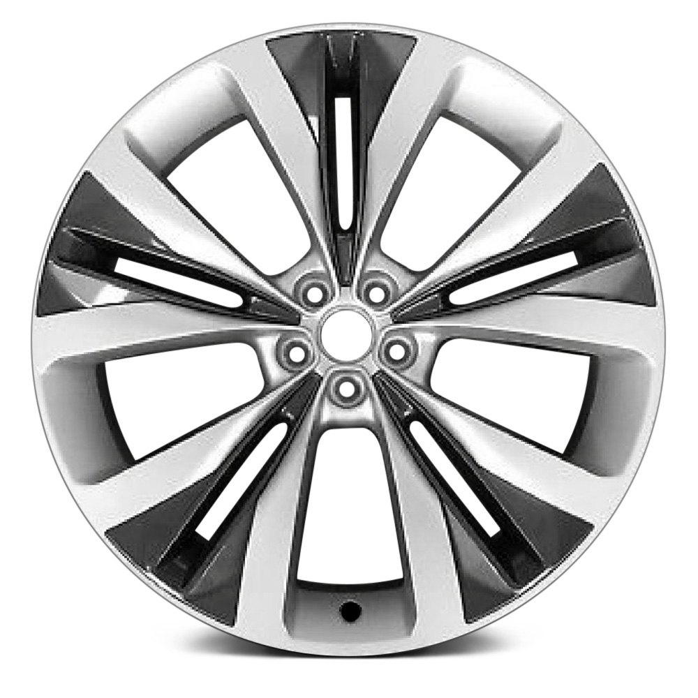 Replace® ALYJC078U20 - 5 V-Spoke Silver 22x9 Alloy Factory Wheel ...