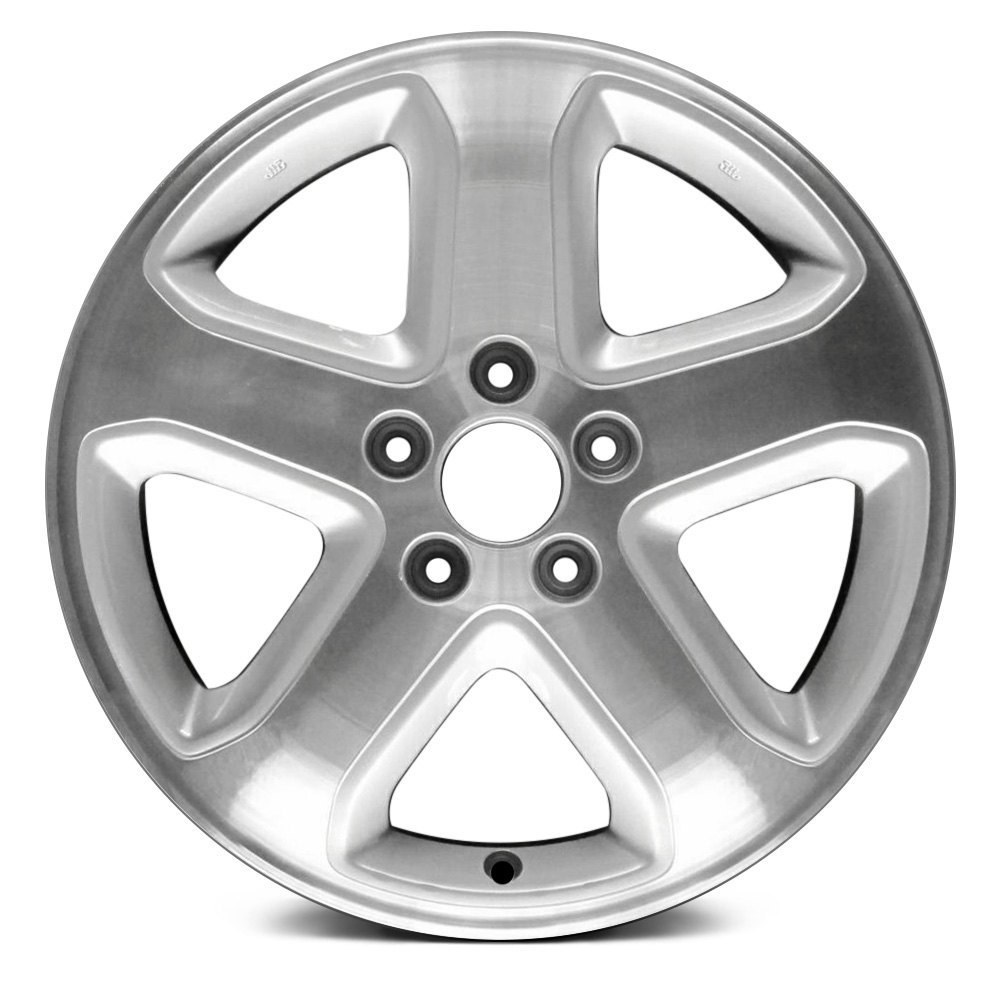 Replace® ALYAC071U10 - 5-Spoke Machined and Silver 17x6.5 Alloy Factory ...