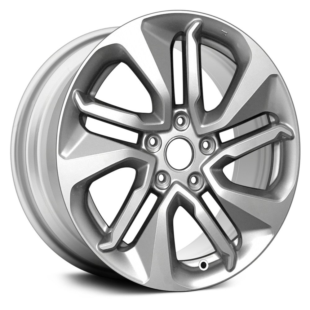 Replace® ALYHT042U20 - 10 Spiral-Spoke Medium Silver Metallic 17x7.5 ...