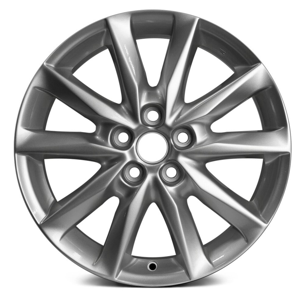 Replace® ALYMX029U20N - 10-Spoke Silver 18x7 Alloy Factory Wheel - Replica