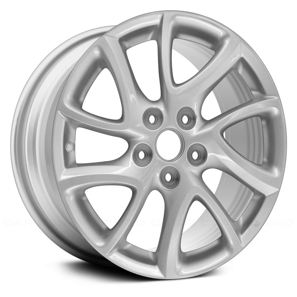 Replace® ALYMC089U20 - 10 Spiral-Spoke Silver 17x7 Alloy Factory Wheel ...