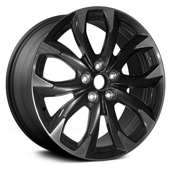 Replace® ALYMX021U30 - 5 V-Spoke Machined and Dark Charcoal 19x7 Alloy ...