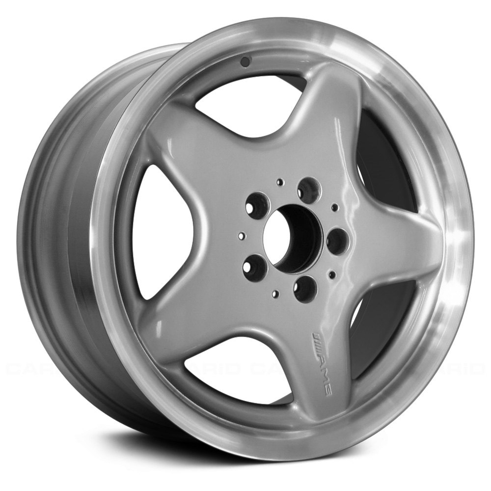 Replace® ALYME087U10 - 5-Spoke Machined Lip Silver Spokes 17x8.5 Alloy ...