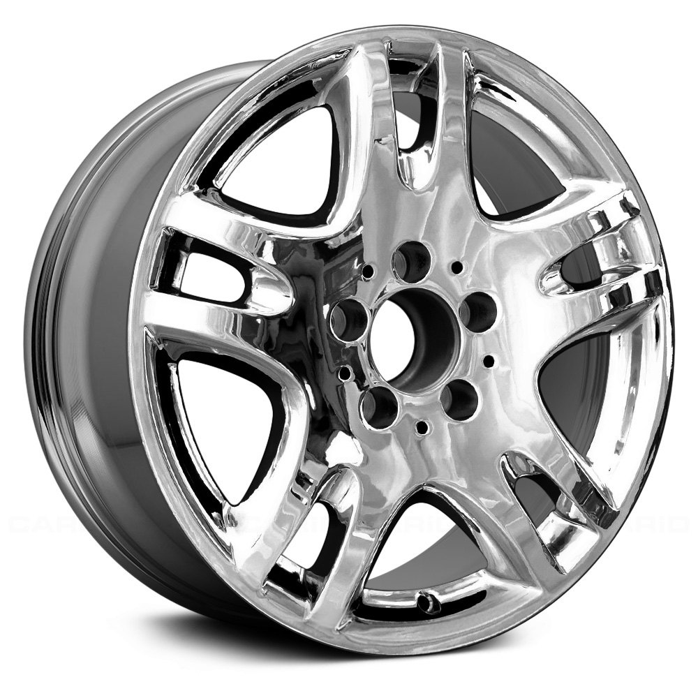 Replace® ALYMF097U85 - Double 5-Spoke Chrome 16x8 Alloy Factory Wheel ...