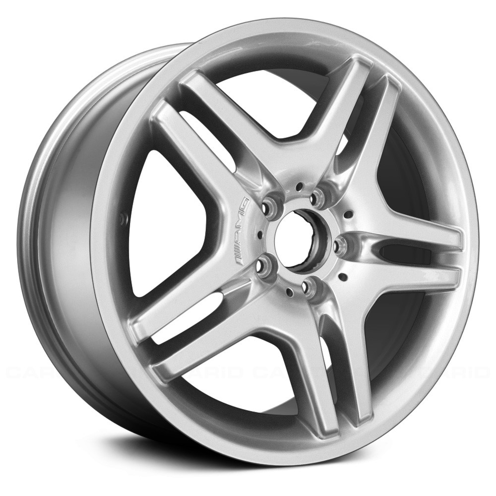 Replace® ALYMG020U78 - Double 5-Spoke Hyper Silver 18x8.5 Alloy Factory ...