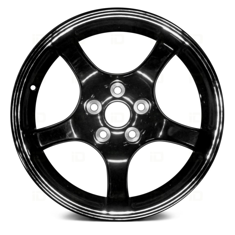 Replace® ALYTW086U45 - 5-Spoke Gloss Black 17x4 Alloy Factory Wheel ...