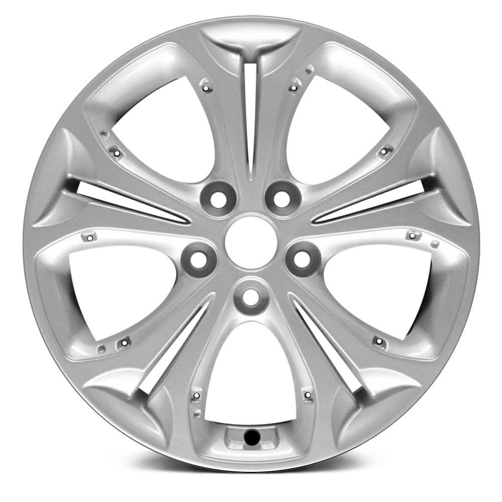 Replace® ALYHX075U20N - Double 5-Spoke Bright Silver Metallic 17x7 ...