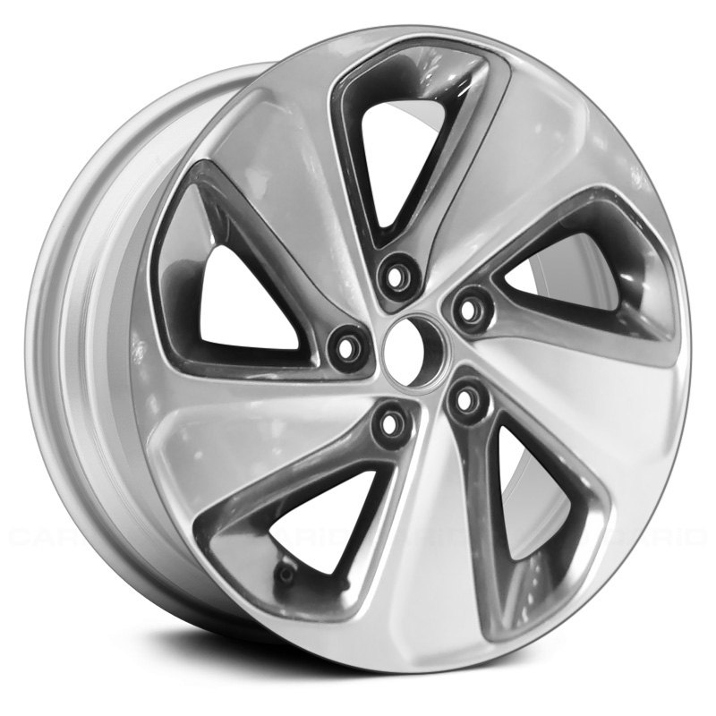 Replace® ALYHW014U20 - 5 Spiral-Spoke Silver 17x7 Alloy Factory Wheel ...