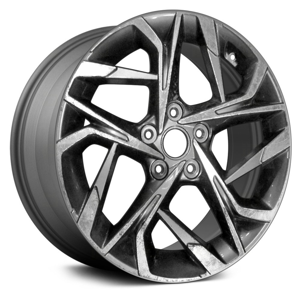 Replace® ALYHU073U35 - 10-Spoke Machined and Medium Charcoal Metallic ...
