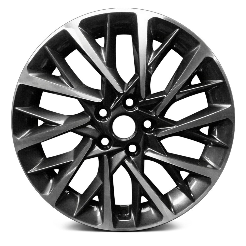 Replace® ALYHU077U45 - 20 Spider-Spoke Machined Gloss Black 18x7.5 ...