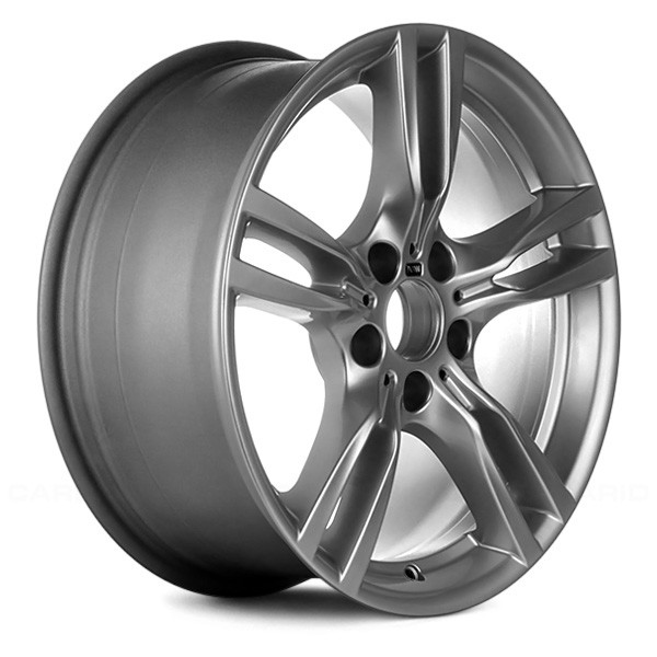 Replace® ALYBU029U20 - Double 5-Spoke Sparkle Silver 18x8 Alloy Factory ...