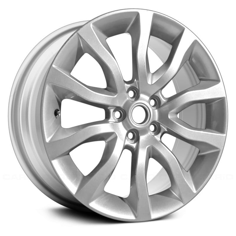 Replace® ALYRP028U20 - Double 5-Spoke Sparkle Silver 20x8.5 Alloy ...