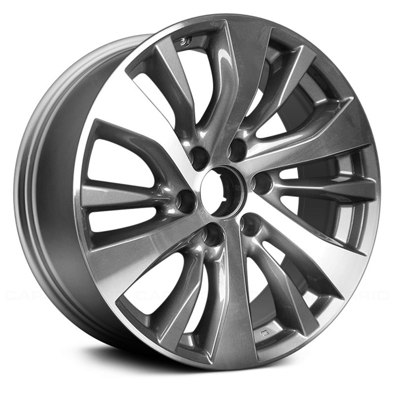 Replace® ALYIO026U25 - 12 Spiral-Spoke Dark Silver 20x8 Alloy Factory ...
