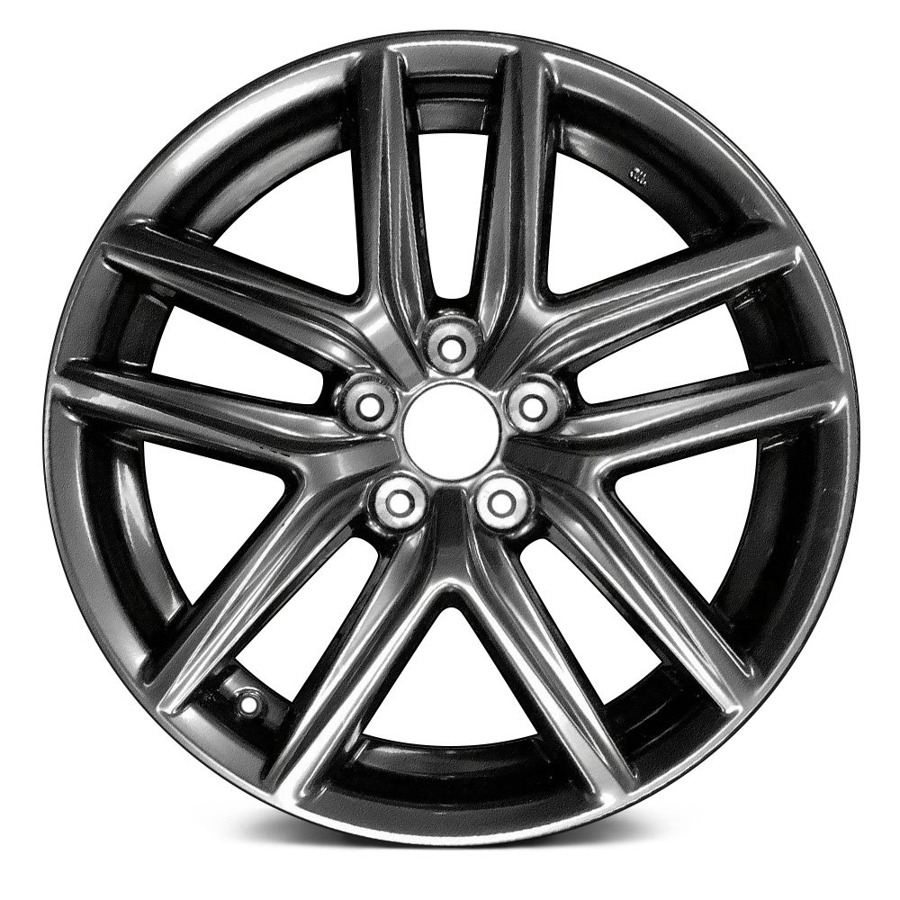 Replace® ALYLF063U79 - Double 5-Spoke Deep Black Smoked Hyper Silver ...