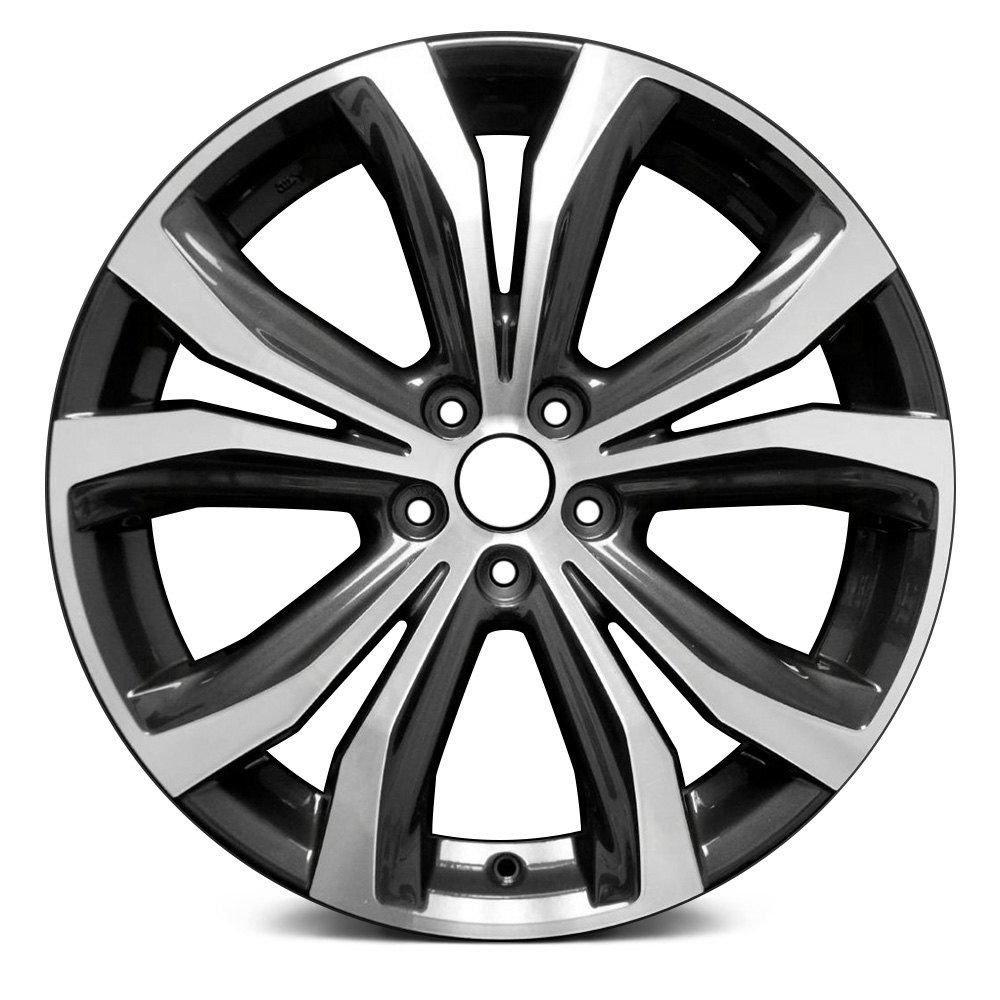 Replace® ALYLF097U30N - 5 V-Spoke Machined and Dark Charcoal 20x8 Alloy ...