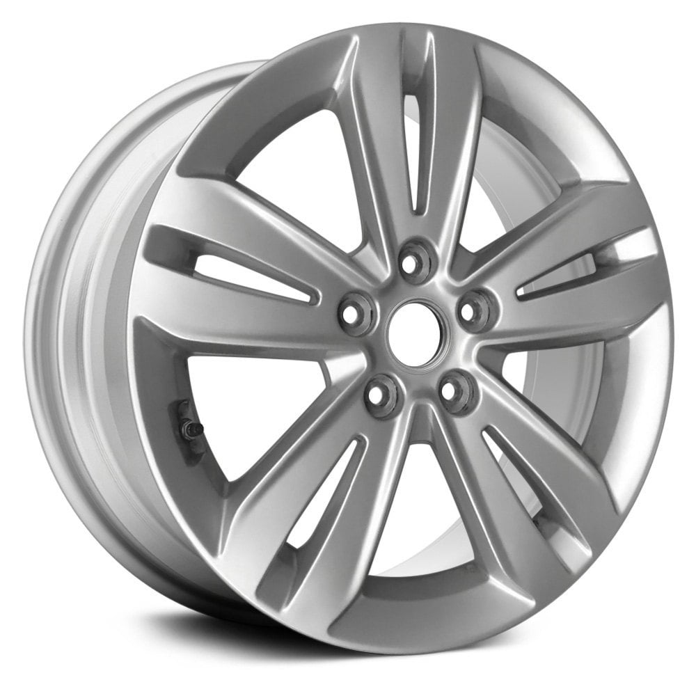 Replace® ALYKK079U20N - Double 5-Spoke Silver 17x7 Alloy Factory Wheel ...