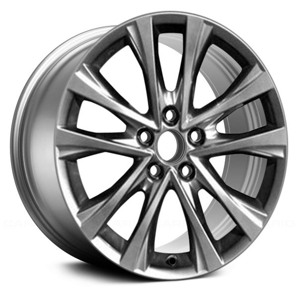 Replace® ALYTV035U77 - 5 V-Spoke Silver 18x7.5 Alloy Factory Wheel ...