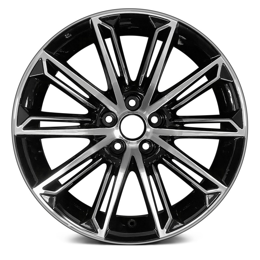 Replace® ALYTV081U45 - 10 Double I-Spoke Black with Machined Face 19x8 ...