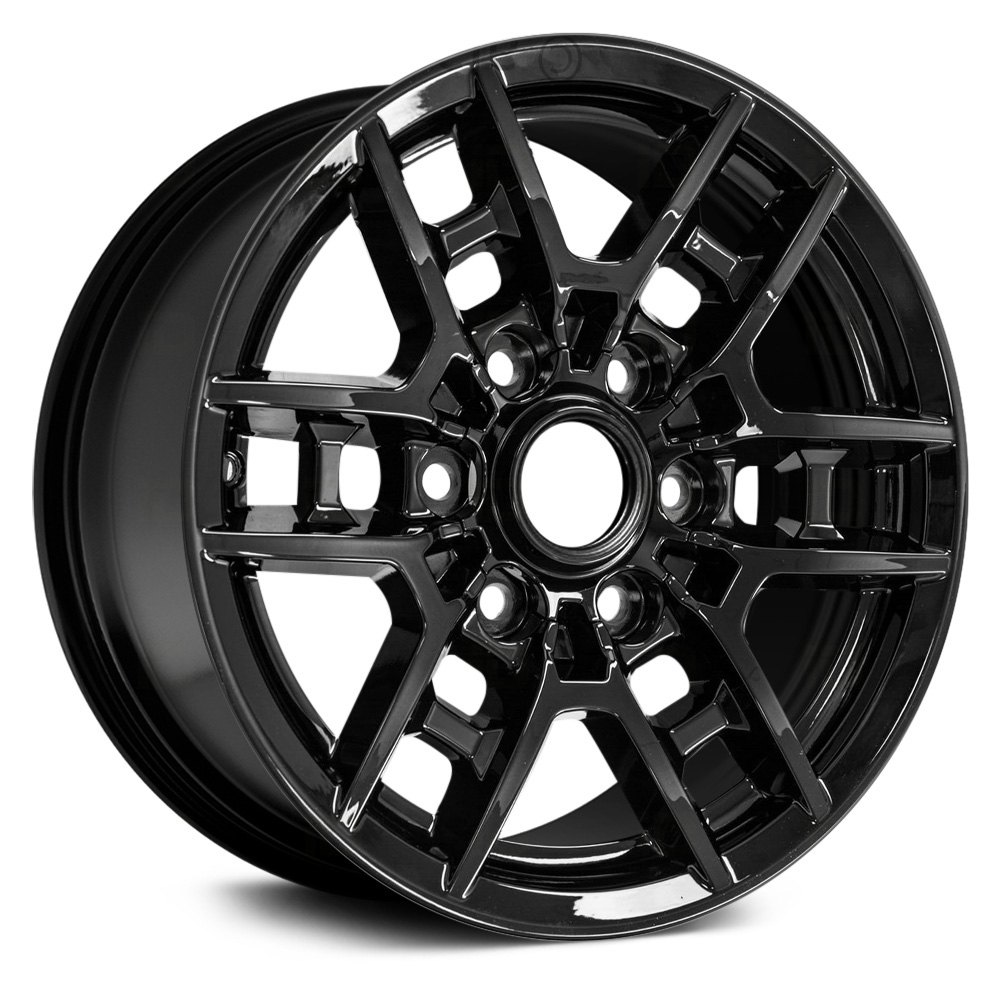 Replace® ALYTW019U45 - 10-Spoke Black 16x7 Alloy Factory Wheel ...