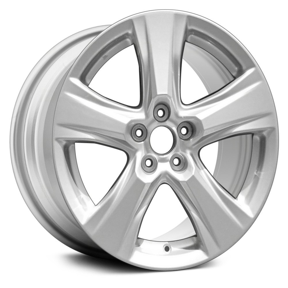 Replace® ALYTW043U20 - 5-Spoke Bright Silver 18x8 Alloy Factory Wheel ...