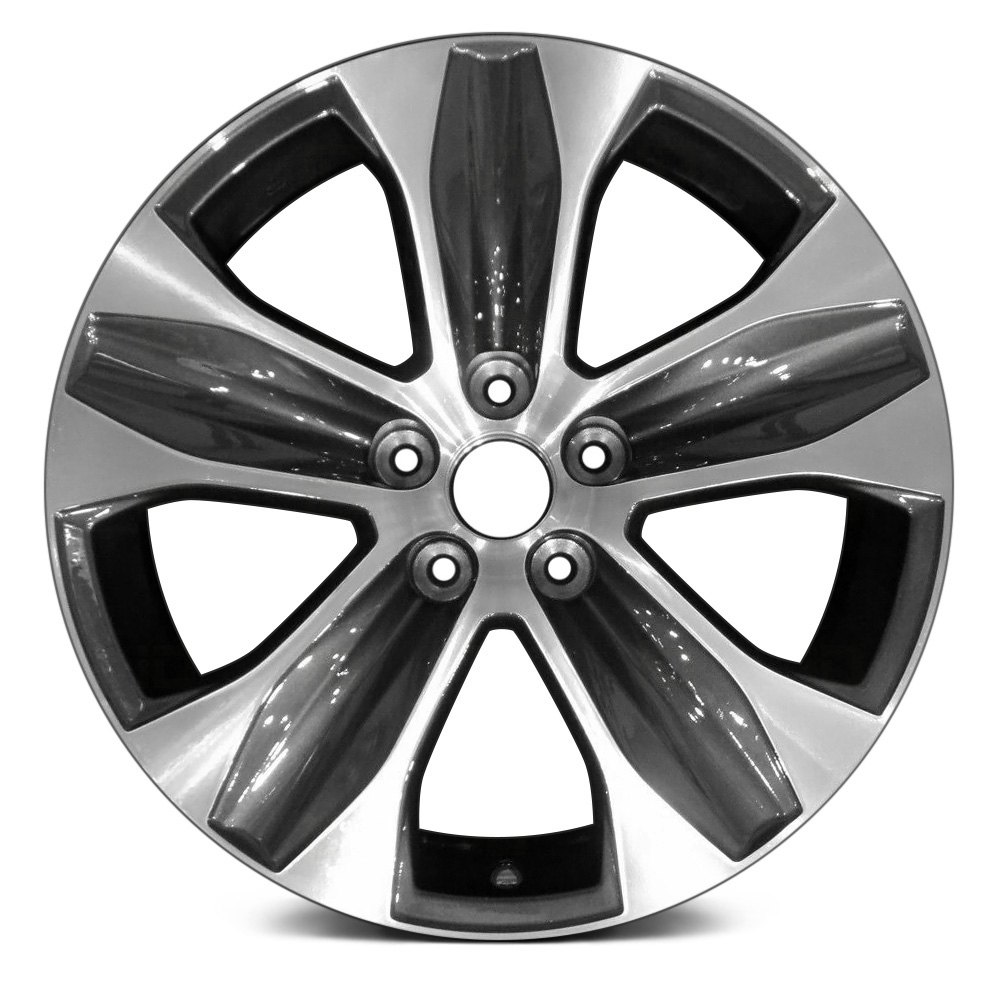 Replace® ALYTW047U35 - 5-Spoke Machined Medium Charcoal Metallic 18x8 ...