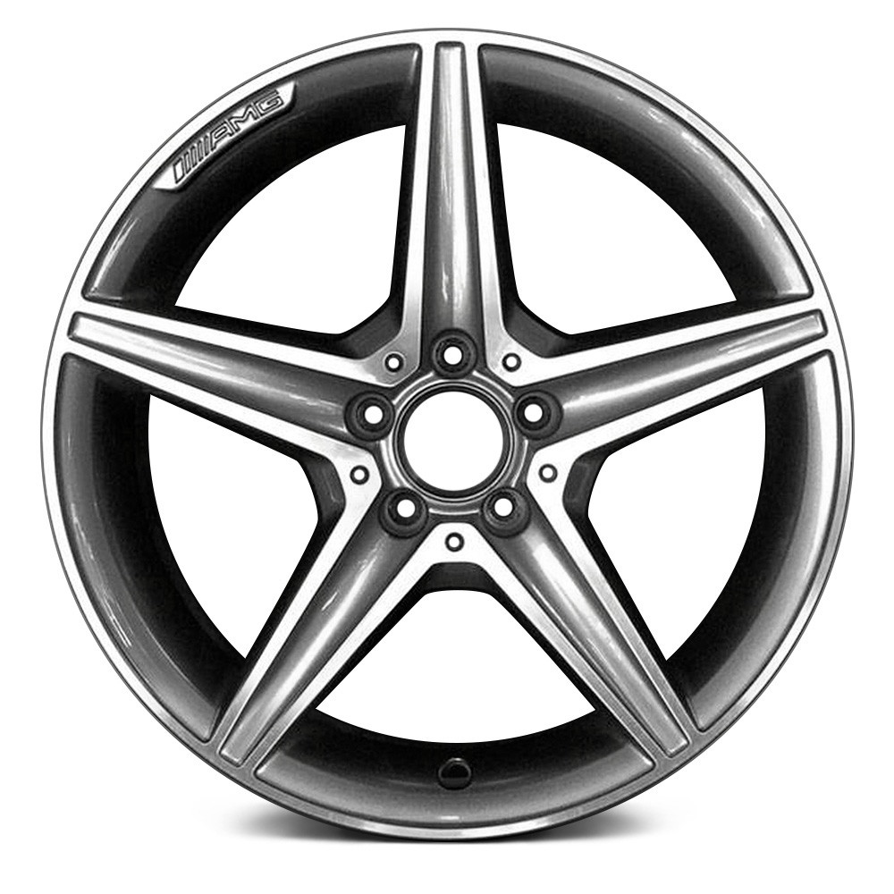 Replace® ALYMO063U35 - 5-Spoke Medium Charcoal with Machined Face 18x8 ...