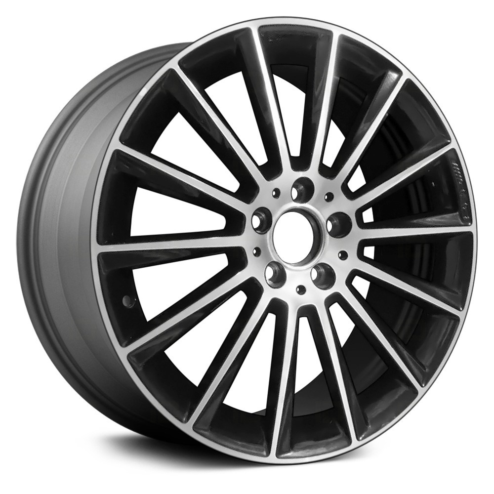 Replace® ALYMQ098U35 - 14-Spoke Machined and Medium Charcoal Metallic ...