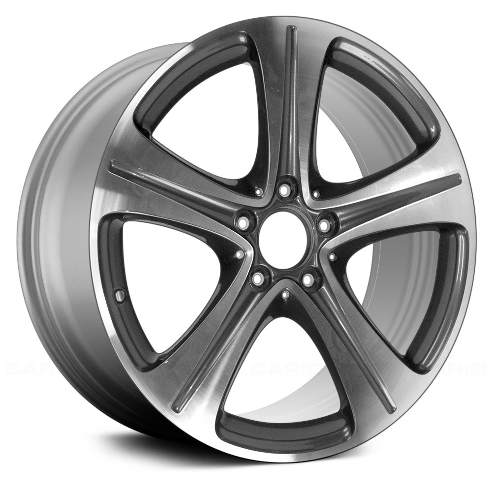 Replace® ALYMQ088U15 - 5-Spoke Dark Silver with Machined Accents 18x8 ...