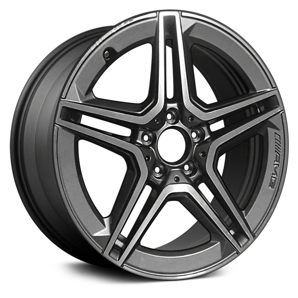 Replace® ALYMS094U30 - Double 5-Spoke Dark Charcoal with Machined ...