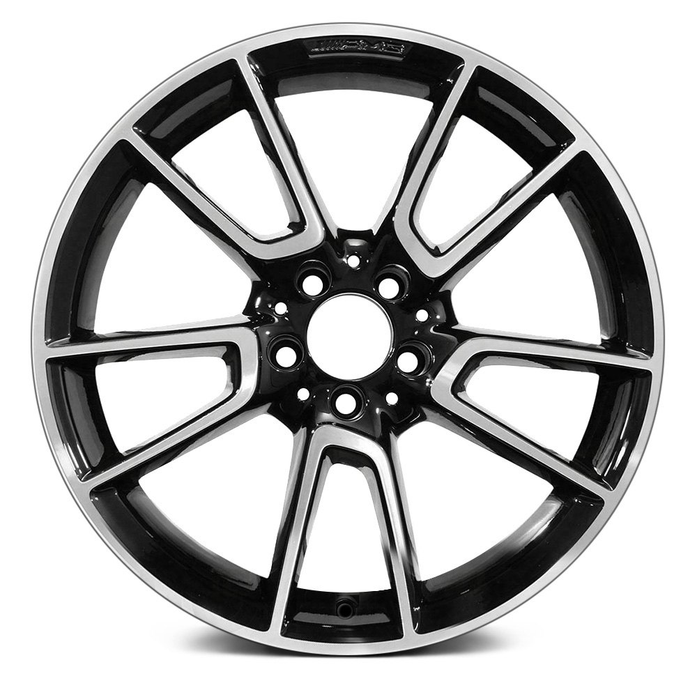 Replace® ALYMU013U45 - 10-Spoke Black 19x8.5 Alloy Factory Wheel ...