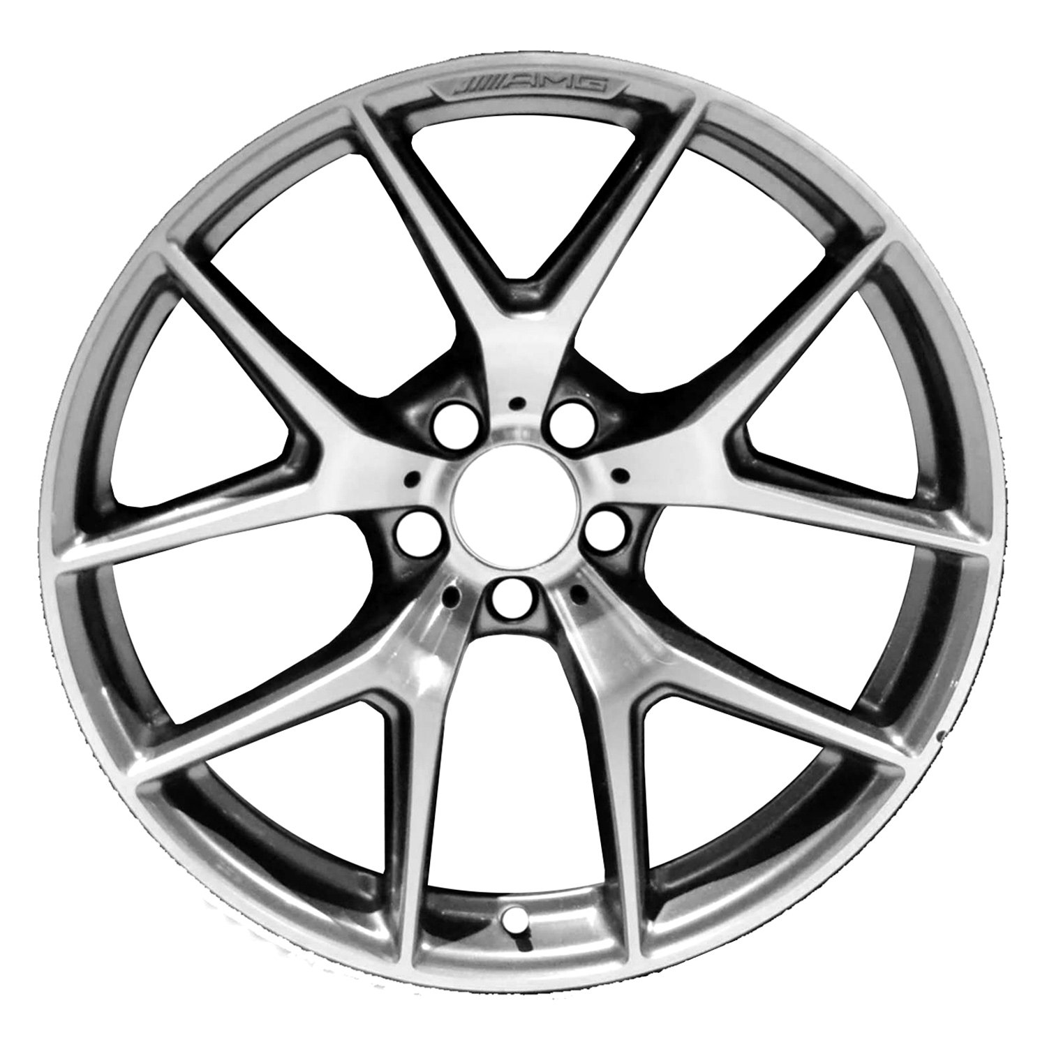 Replace® ALYMT068U10 - 5 Y-Spoke Medium Silver with Machined Face 20x8 ...