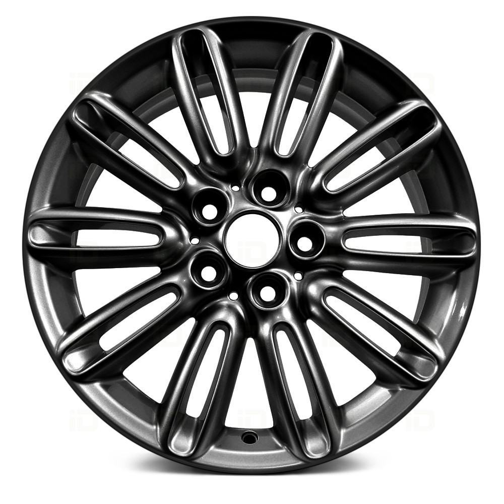 Replace® ALYCA063U45 - 10 Double I-Spoke Painted Gloss Black 17x7 Alloy ...