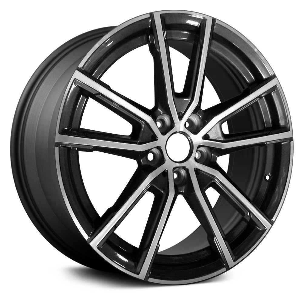 Replace® ALYCC038U30 - 5 Split-Spoke Machined Dark Charcoal Metallic ...