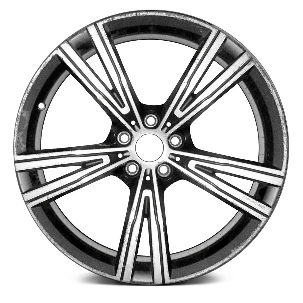 Replace® ALYCC027U30 - 5 Split-Spoke Machined Dark Chawrcoal Matte 19x8 ...