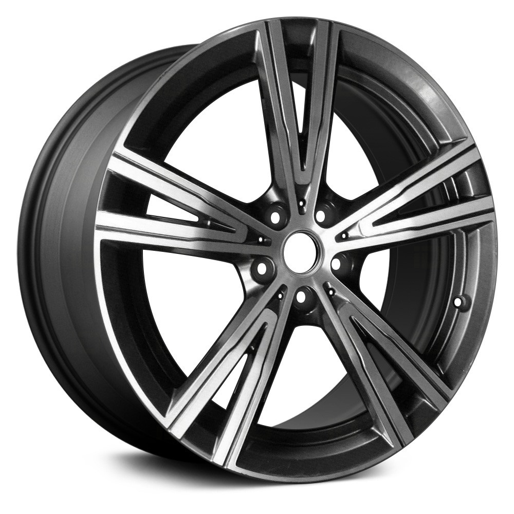 Replace® ALYCC027U30 - 5 Split-Spoke Machined Dark Chawrcoal Matte 19x8 ...