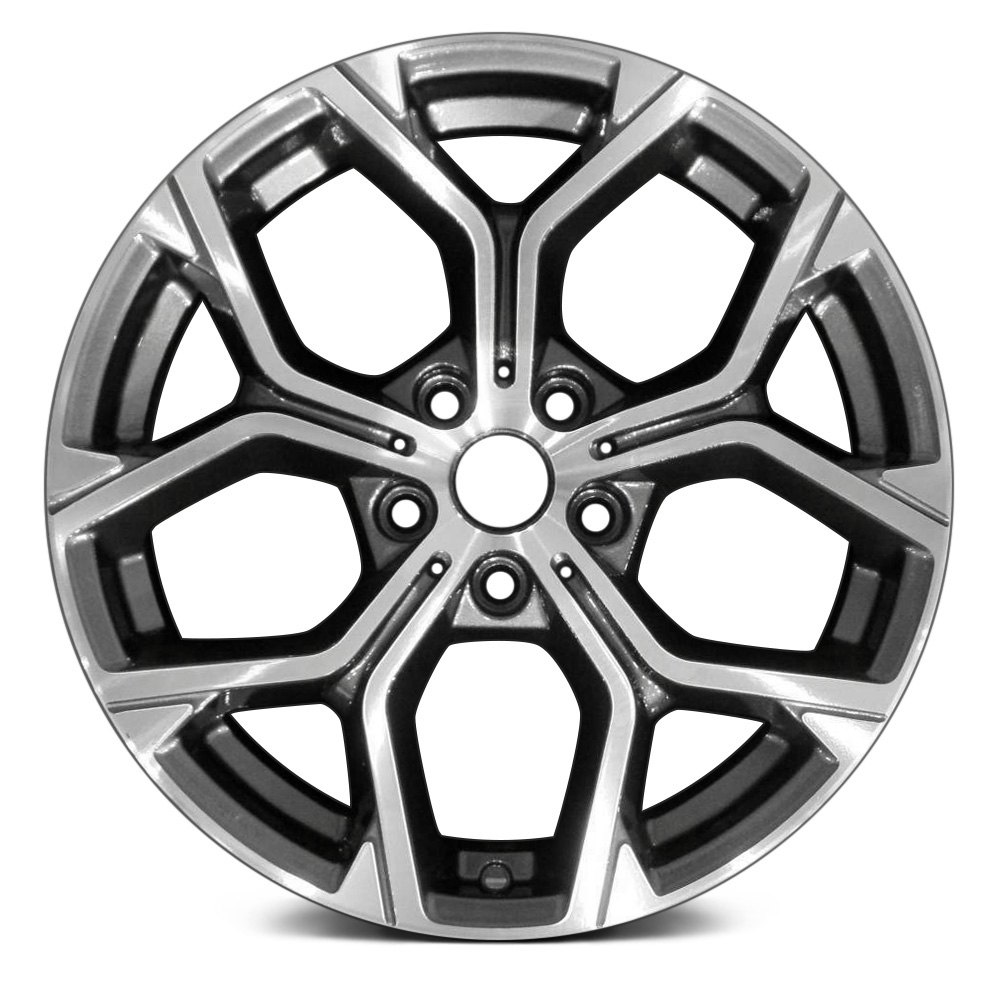 Replace® ALYCZ050U35 - 5 Y-Spoke Machined and Medium Charcoal Metallic ...