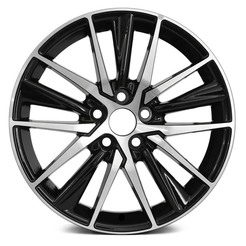 Replace® ALYTW070U45 - 15-Spoke Black 18x8 Alloy Factory Wheel ...