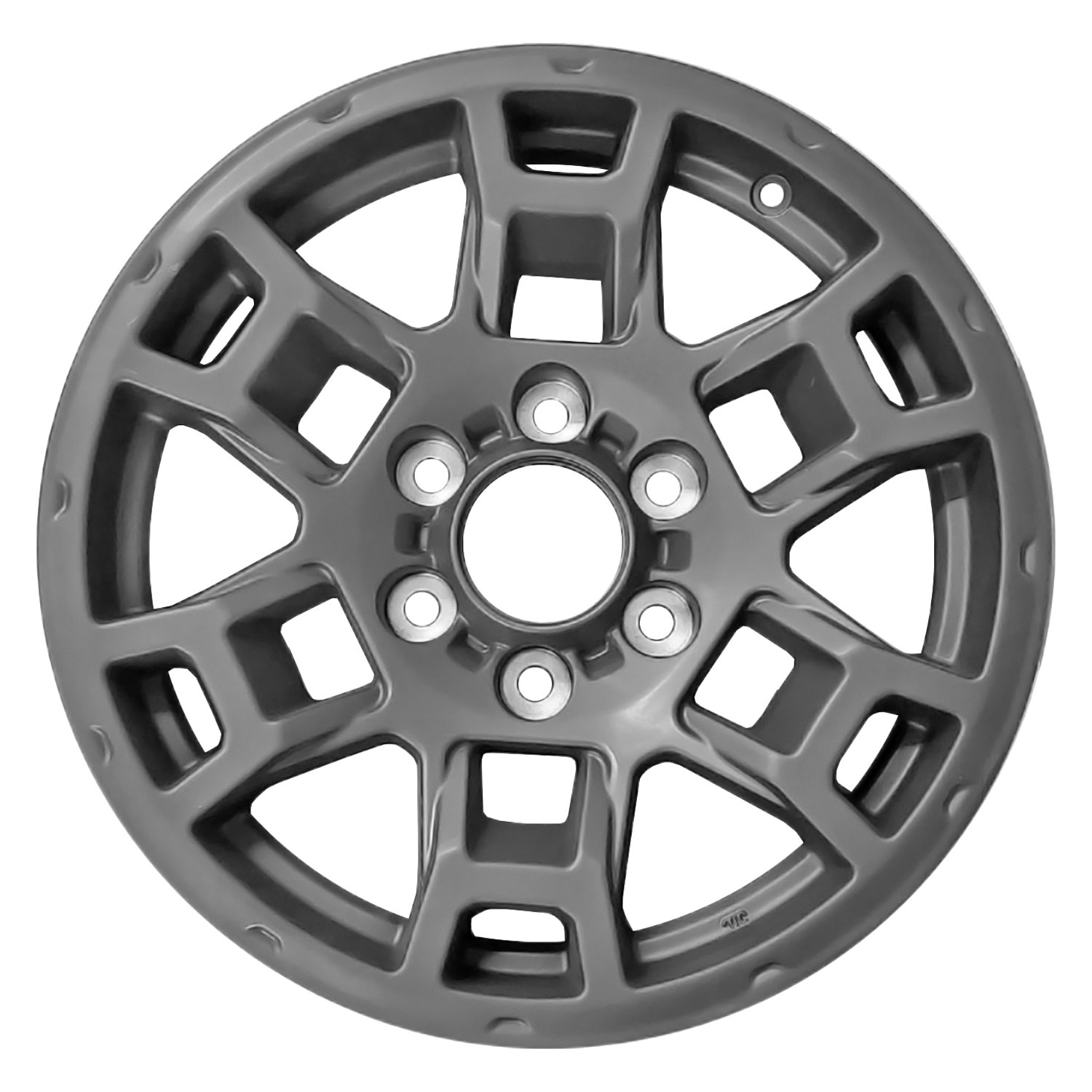 Replace® ALYTW072U45 - 6 Split-Spoke Painted Black Matte 17x7 Alloy ...