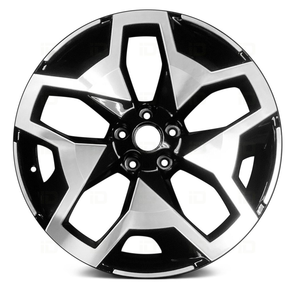 Replace® ALYIA022U45 - 5 Split-Spoke Gloss Black with Machined Face ...