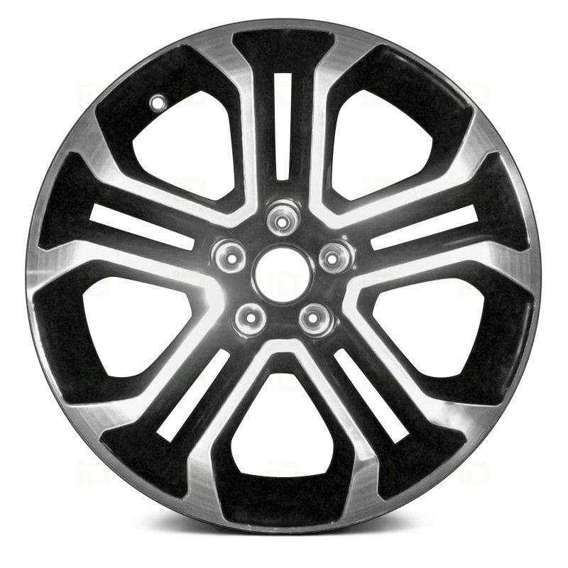 Replace® ALYJG058U45 - 5 Split-Spoke Gloss Black with Machined Face ...