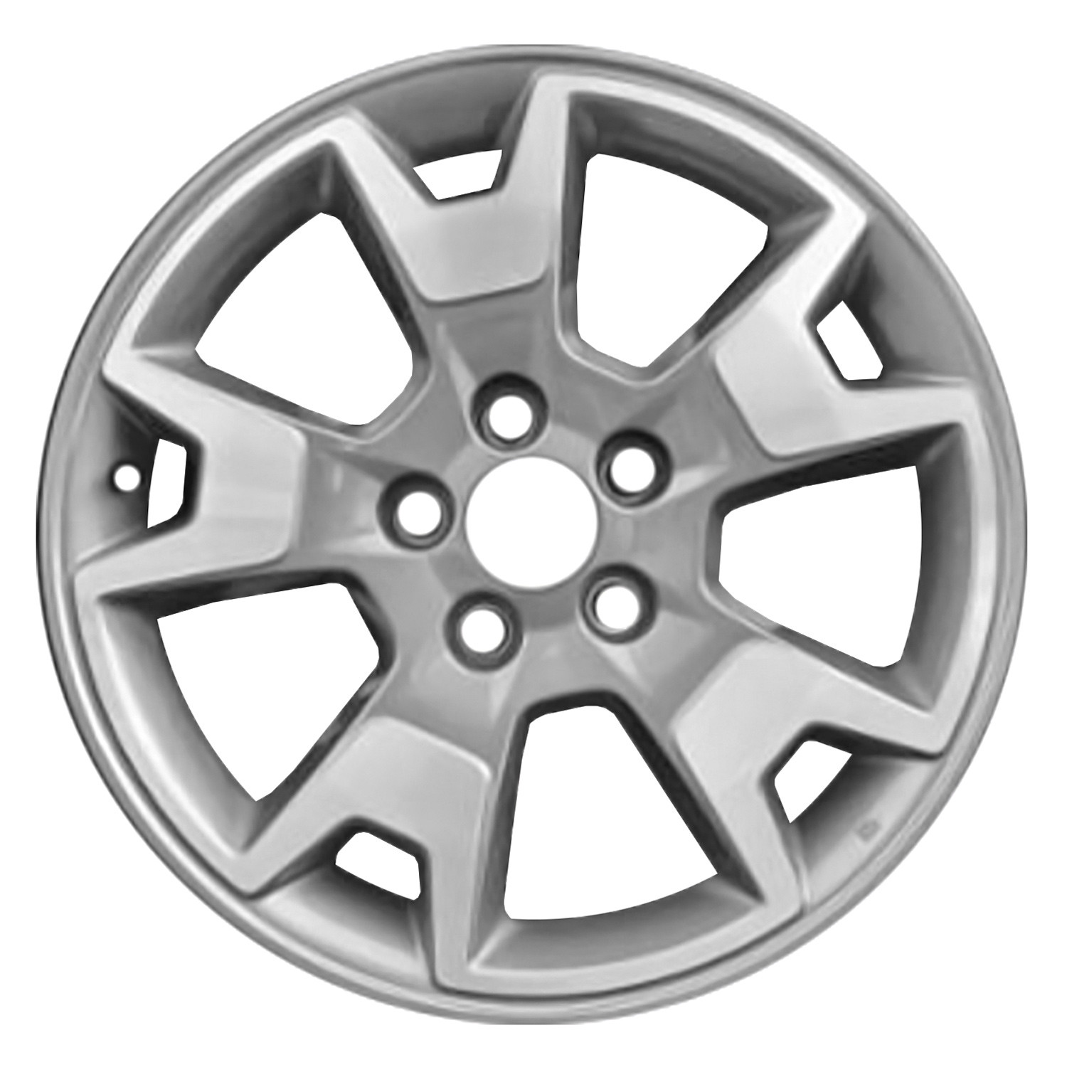 Replace® ALYHC013U35 - 5 Split-Spoke Machined Medium Charcoal Metallic ...