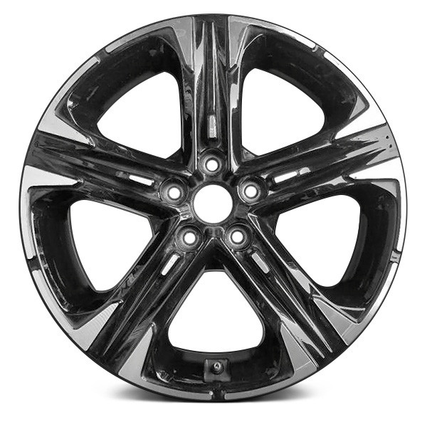 Replace® ALYKM021U30 - 5-Spoke Machined and Dark Charcoal 18x7.5 Alloy ...
