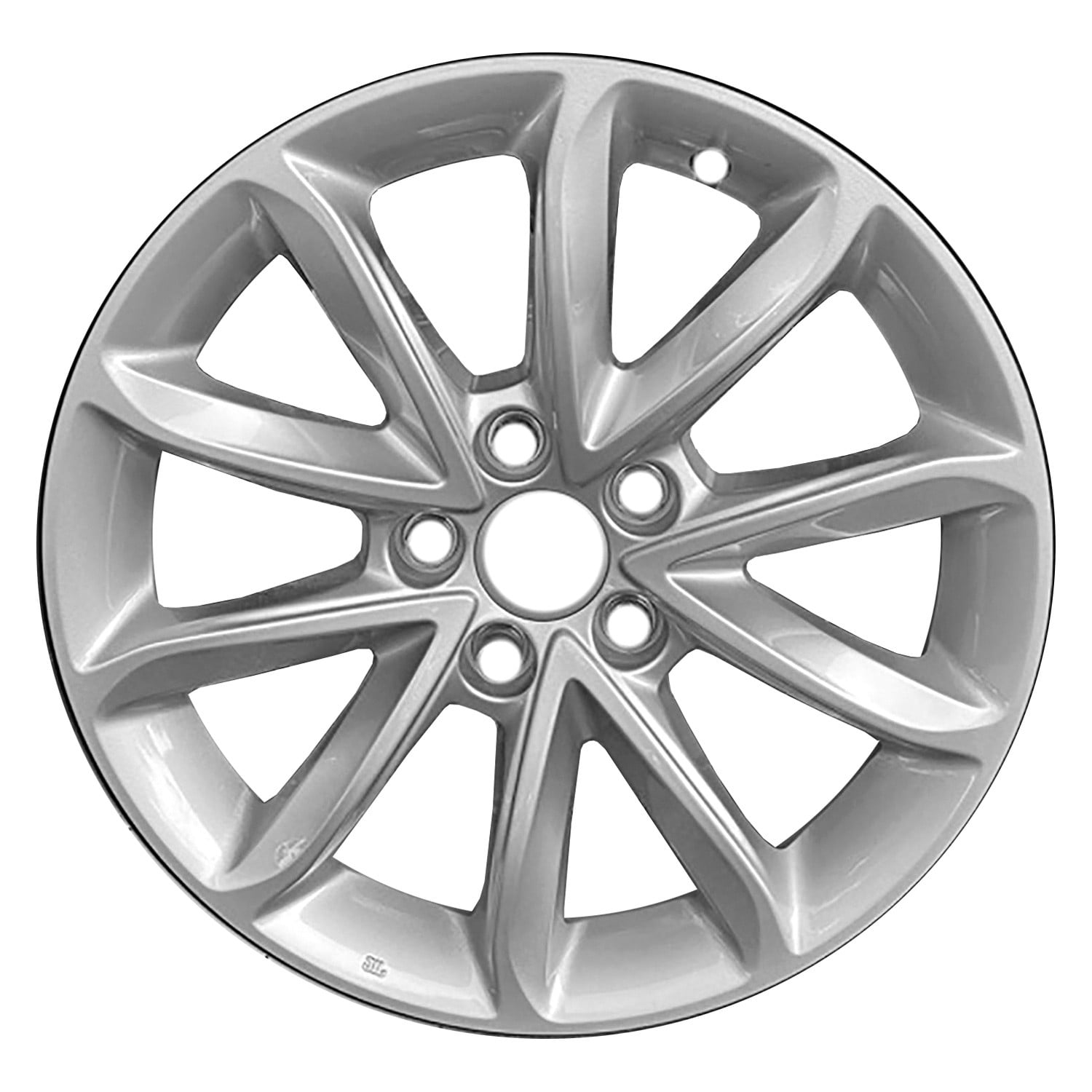 Replace® ALYAE030U20 - 10-Spoke Painted Gray Metallic 18x8 Alloy ...
