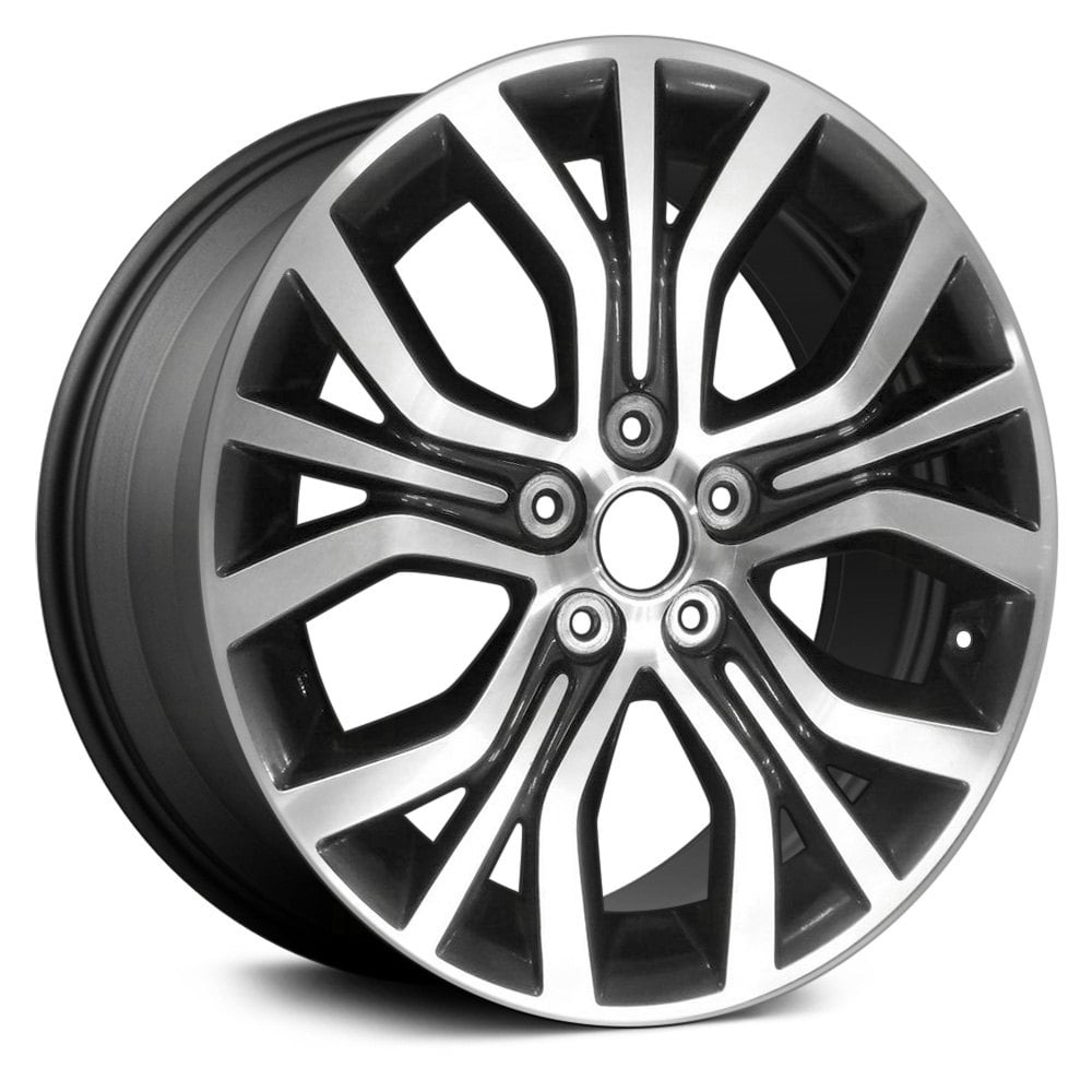 Replace® ALYMK069U30 - 5 W-Spoke Black with Machined Face 18x7 Alloy ...
