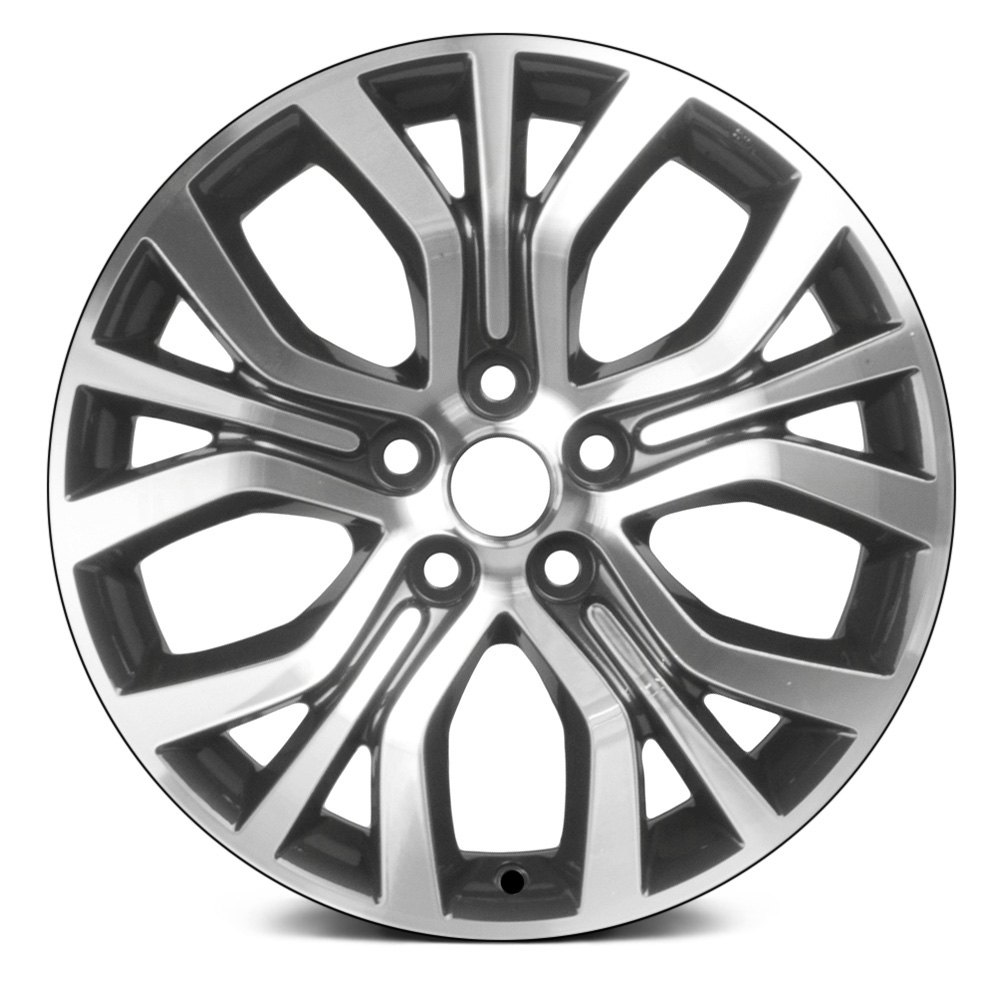 Replace® ALYMK069U30 - 5 W-Spoke Black with Machined Face 18x7 Alloy ...