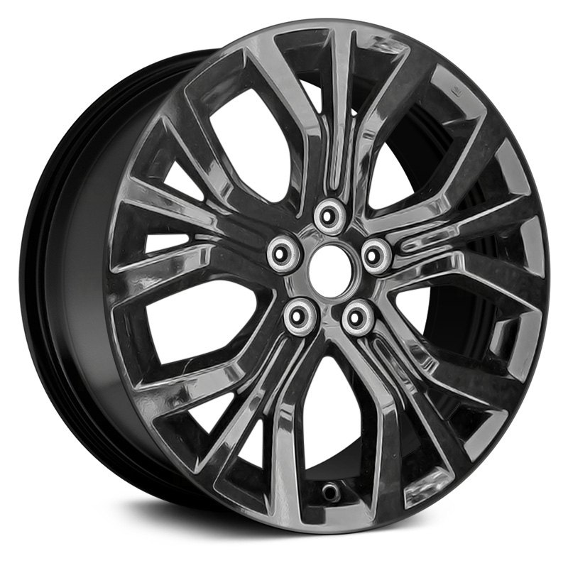 Replace® ALYMK069U46 - 5 W-Spoke Black with Machined Face 18x7 Alloy ...