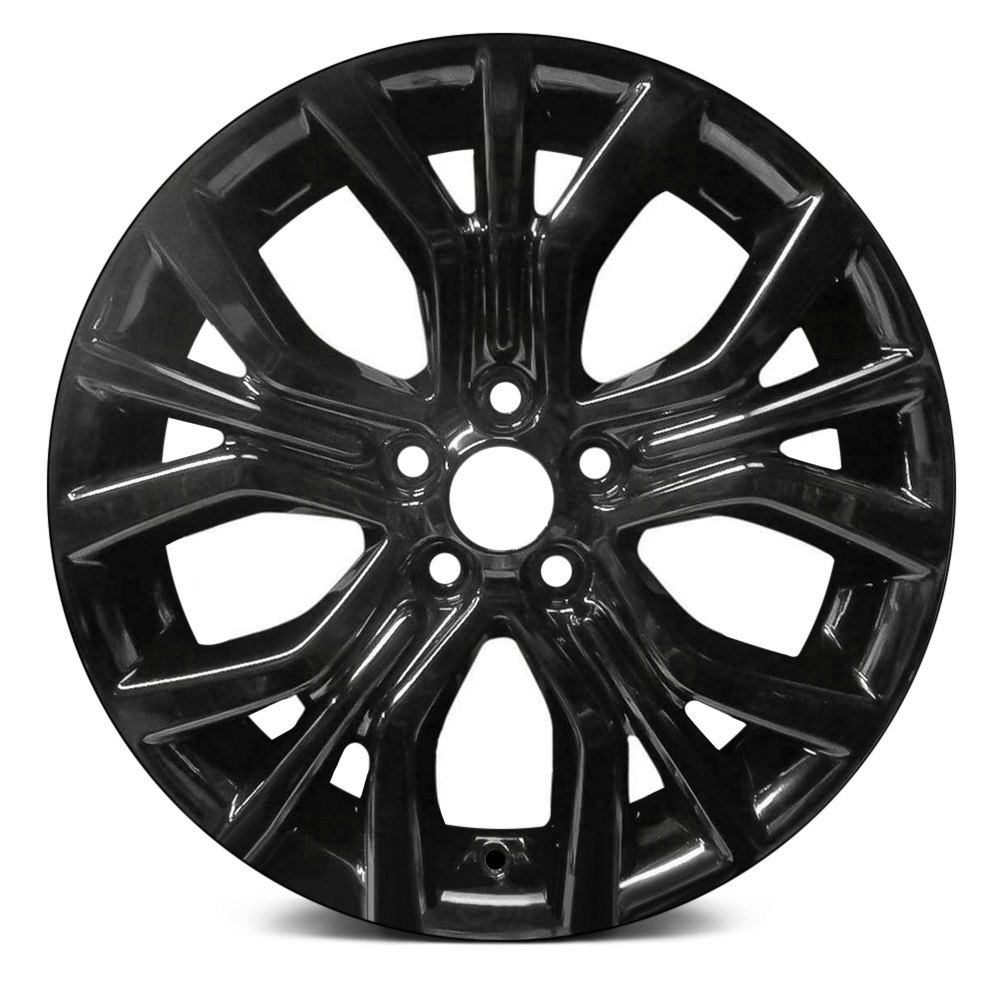 Replace® ALYMK069U46 - 5 W-Spoke Black with Machined Face 18x7 Alloy ...